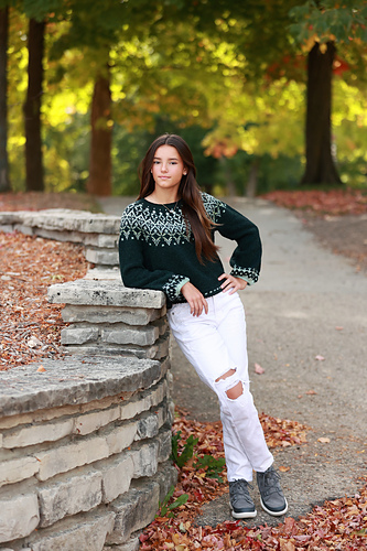 Ravelry: Vitral Pullover pattern by Cheryl Faust