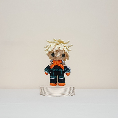 Ravelry: chibi bakugo amigurumi doll pattern by Maria Manika