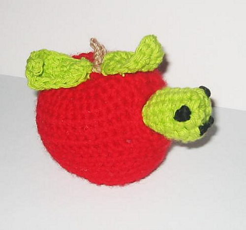 Ravelry: Autumn's Apple: The Finger Puppet pattern by Kat Marie Williams