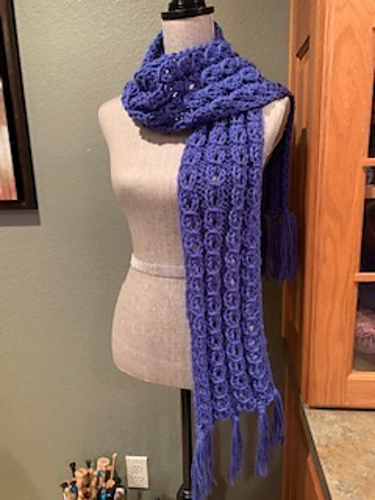 Ravelry: Yarn Over Mock Cable Scarf pattern by Louis Chicquette