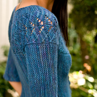Ravelry: chikka's vine yoke cardigan