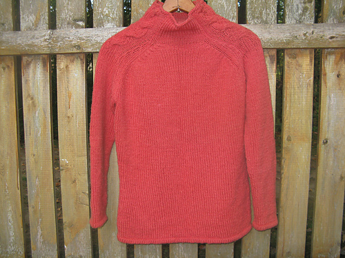 Ravelry: #25 Cabled Raglan Pullover pattern by Adrienne Vittadini