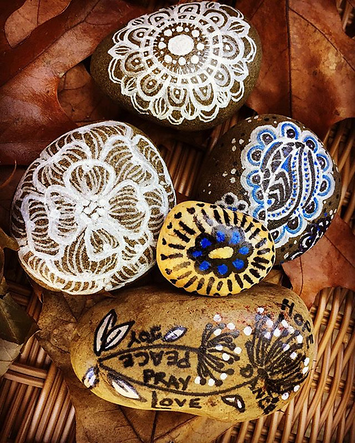 Ravelry: chitweed's Crocheted stones and a Merfish