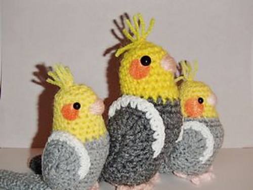 Ravelry: Life Size Cockateil pattern by Chiwaluv Amigurumi Critters