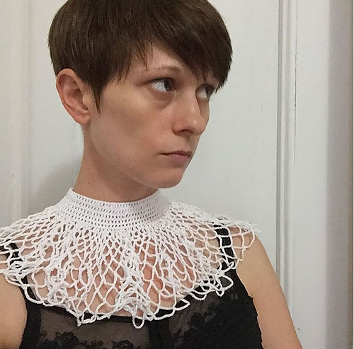 Ravelry: Mesh Net Collar #294 pattern by The Spool Cotton Company