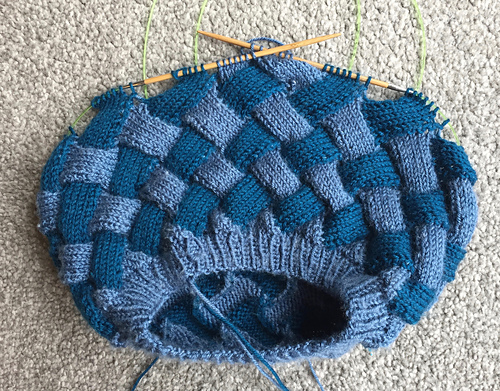 Ravelry: Checkered Chess Champ Entrelac Hat pattern by Carol Wells