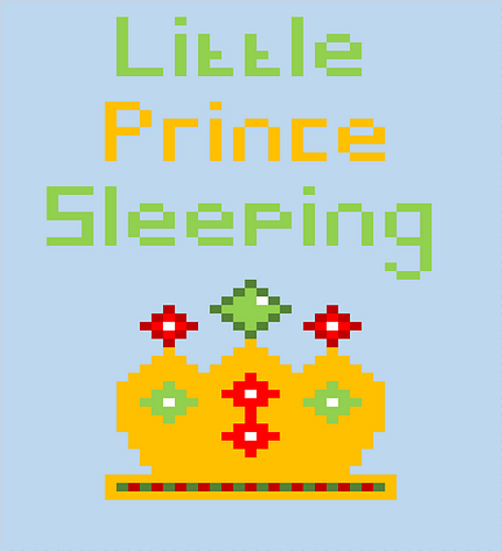 Ravelry: Prince Sleeping C2C pattern by Christina Mallinson