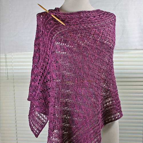 Ravelry: Amethyst Wrap pattern by Chrissy Gardiner