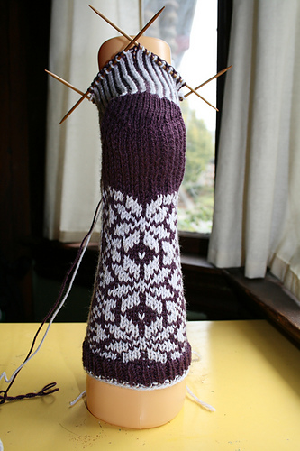 Ravelry: Snowflake Socks pattern by Chrissy Gardiner