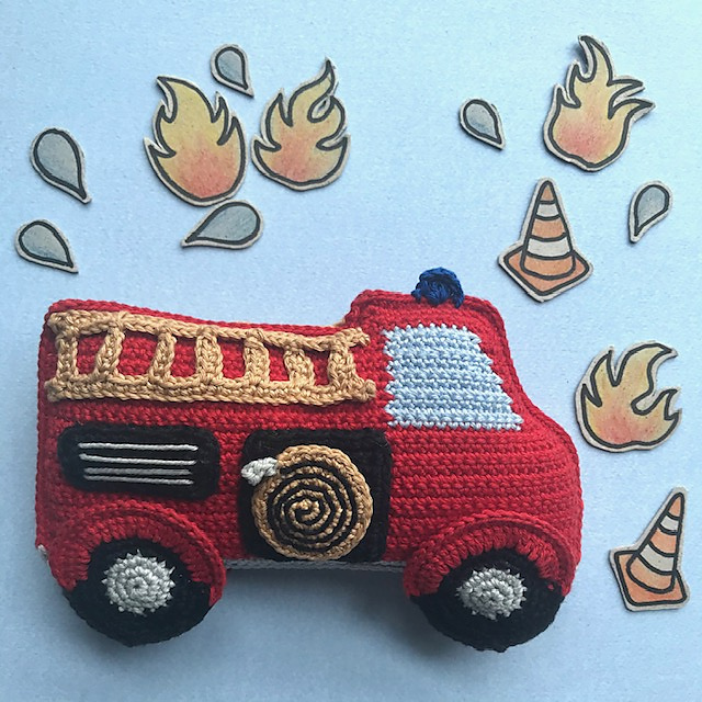 Ravelry: Fire truck pattern by Christel Krukkert