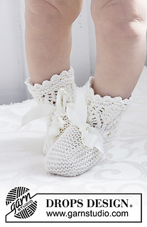 Ravelry: b29-2 My Fairy Booties pattern by DROPS design