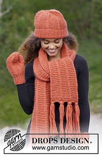 Ravelry: 184-16 b Tangerine Hat pattern by DROPS design