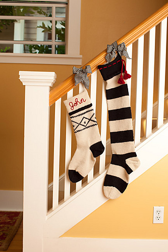 Ravelry: Basic Christmas Stockings pattern by Churchmouse Yarns and Teas