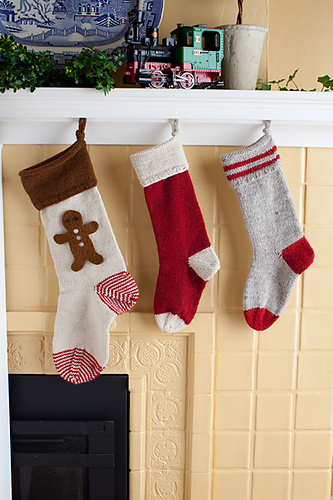 Ravelry: Basic Christmas Stockings pattern by Churchmouse Yarns and Teas