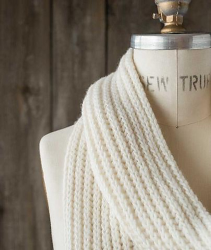 Ravelry: Fisherman's Rib Muffler in Three Gauges pattern by Churchmouse ...