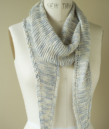 Ravelry: Simple Sideways Triangle Scarf pattern by Churchmouse Yarns ...