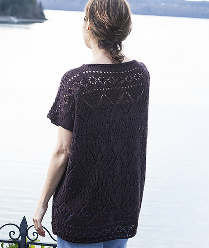 Ravelry: Boxy Lace Tee pattern by Churchmouse Yarns and Teas