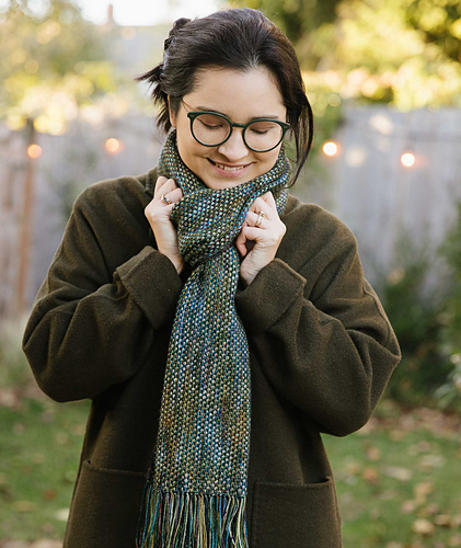 Ravelry: Linen Stitch Scarf & Loop pattern by Churchmouse Yarns and Teas