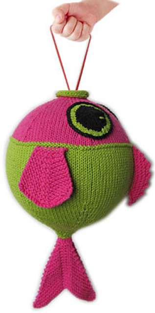 Ravelry: Punch Balloon Cover Fish on a Stringer pattern by CiD Hanscom
