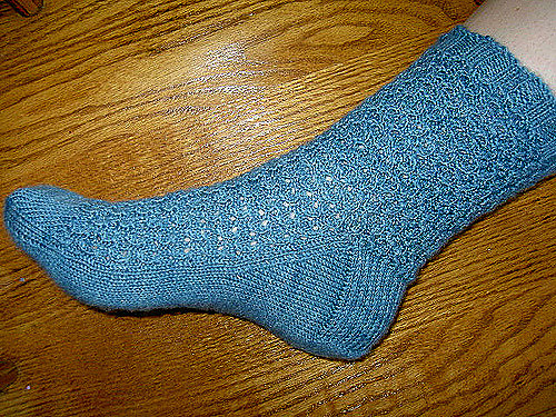 Ravelry: Hourglass Eyelet Socks pattern by Cindy Putnam