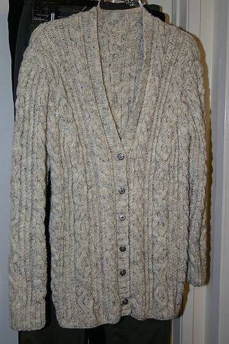 Ravelry: Aran Cardigan Sweater pattern by Lion Brand Yarn