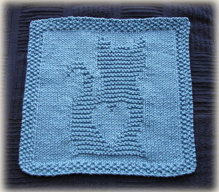 Instant download Beginner Cat cloth pattern I heart cats dishcloth ...