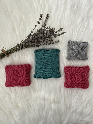 Ravelry: Scrappy Sachets pattern by Allison Bostrom