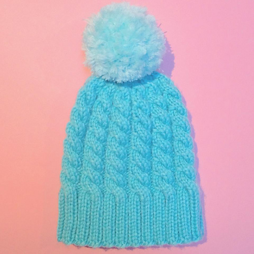 Ravelry: Easy Cable Beanie pattern by Claire Winters