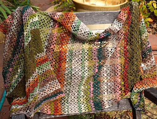 Ravelry: Inca Blocks Wrap pattern by Beth Graham
