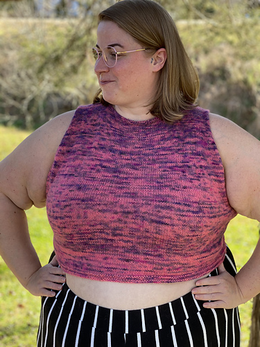 Ravelry: Roll Neck Tank pattern by Hannah Singleton