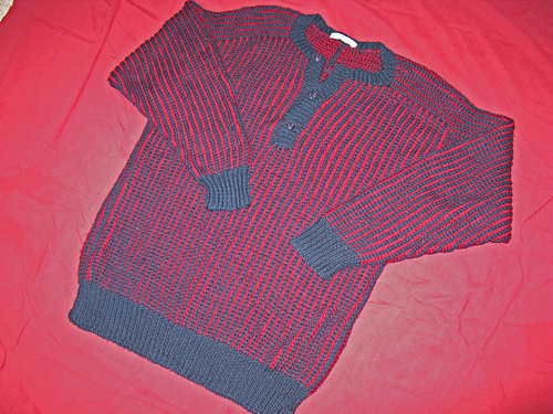 Ravelry: Two-Tone Ribbing pattern by Brenda Sparkes