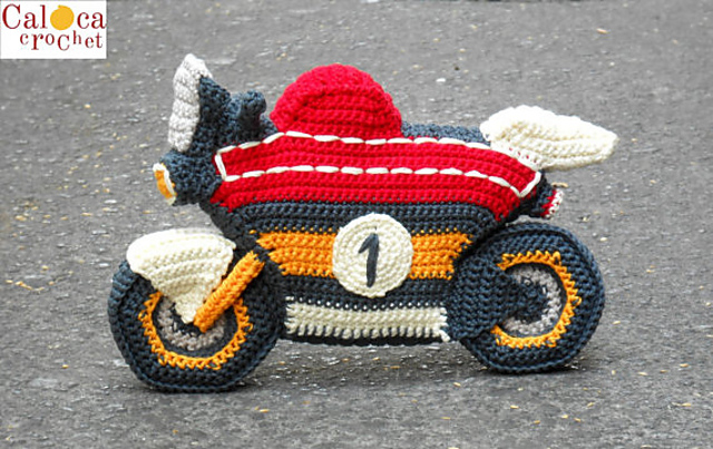 Ravelry: Moto GP Motorcycle pattern by CalocaCrochet
