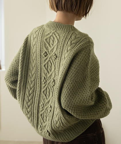 Ravelry: Shine Bobble Sweater pattern by Sallyknit