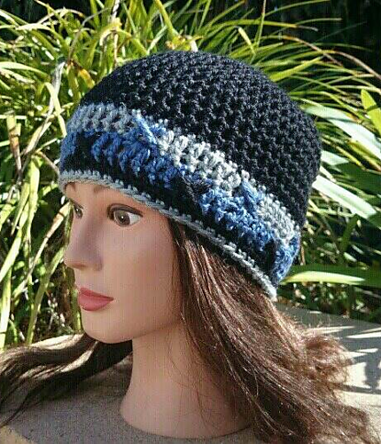 Ravelry: X-Border Hat pattern by Alessandra Hayden