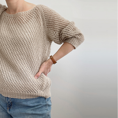 Ravelry: Simple Lace Pullover pattern by Cleome Smith