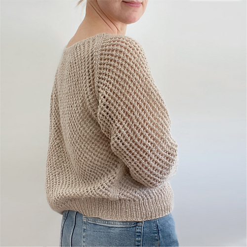 Ravelry: Simple Lace Pullover pattern by Cleome Smith