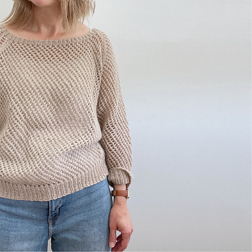 Ravelry: Simple Lace Pullover pattern by Cleome Smith