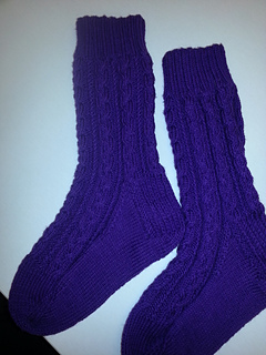 Ravelry: clogteachr's Braided Cable Sock