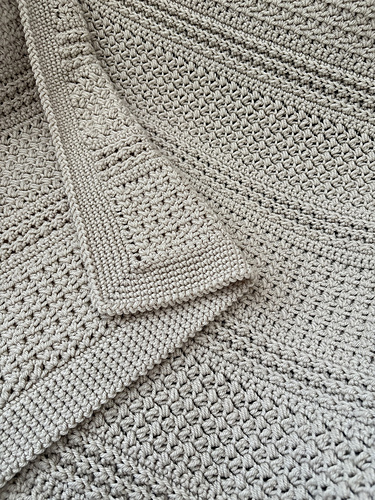 Ravelry: Textured Comfort Crochet Throw pattern by Stacy Narrin