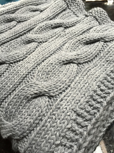 Ravelry: Big Cabled Afghan pattern by Joyce Vance