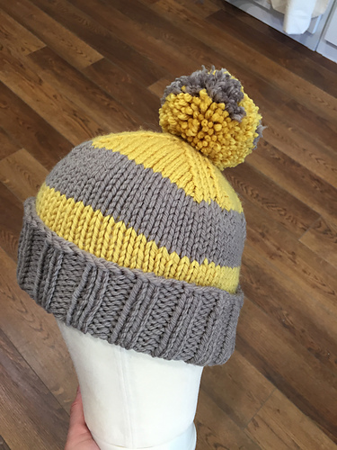 Ravelry: Learn to Knit in the Round Hat pattern by Gretchen Fancher