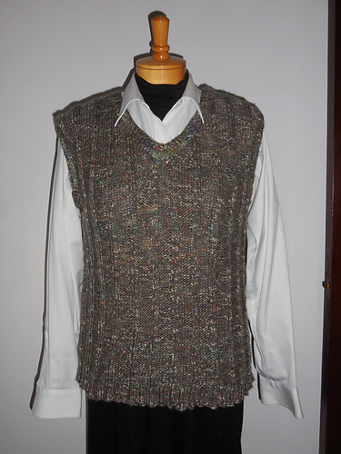 Ravelry: Classic V Neck Vest pattern by Judy Cross