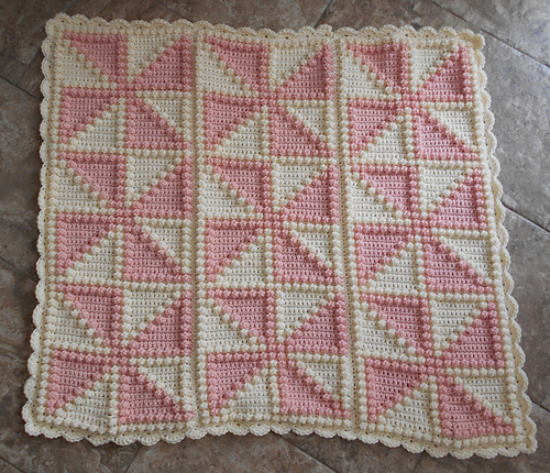 Ravelry: Pinwheel blanket pattern by Jody Pyott
