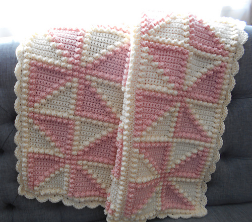 Ravelry: Pinwheel blanket pattern by Jody Pyott