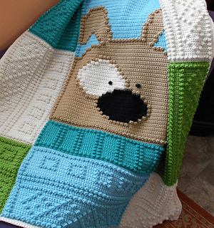 Ravelry: Puppy blanket pattern by Jody Pyott
