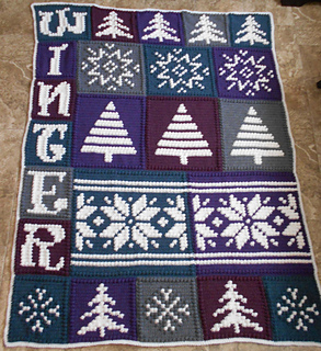 Ravelry: Winter blanket pattern by Jody Pyott
