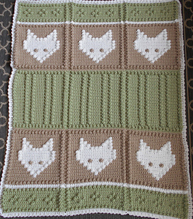 Ravelry: Foxes blanket pattern by Jody Pyott