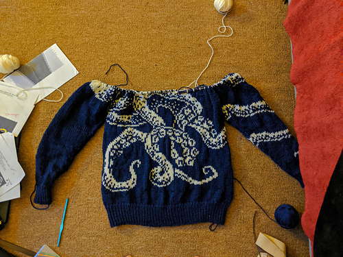 My Embrace Octopus Sweater! : r/knitting