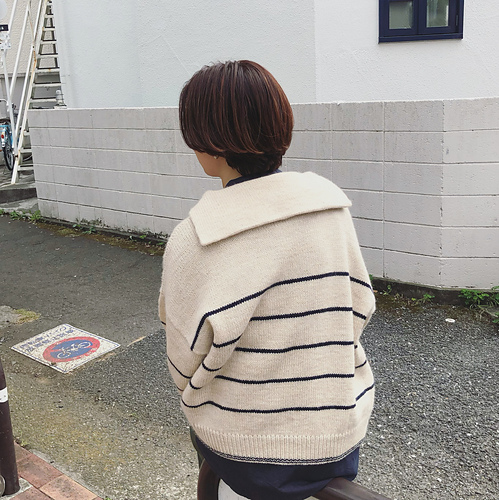 Ravelry: Sail On Sailor Sweater pattern by Kukiko Inoue