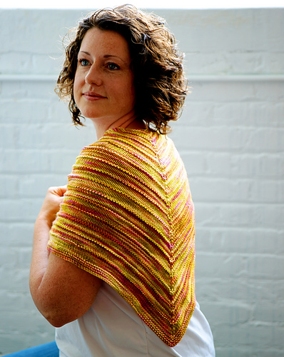 Ravelry: Top-Down Triangle Shawl pattern by Kate Atherley